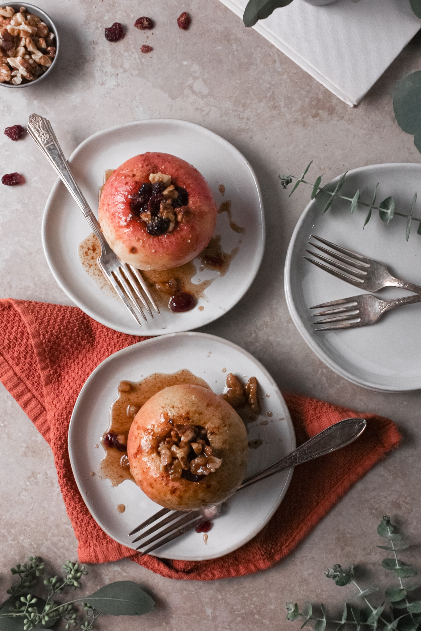 Baked Stuffed Apples | The Tickled Tastebud